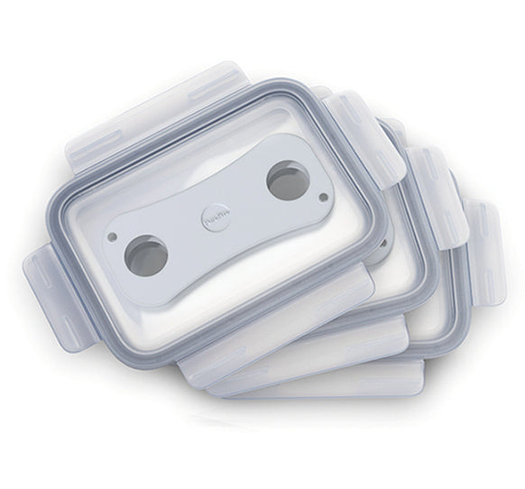 EcoLoc™ starter kit: food-saving device with 3 lids – EcoLoc